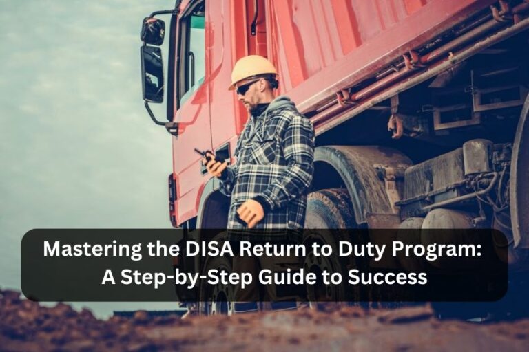 Disa Return to duty Program (DISA RTD) | Drug Testing