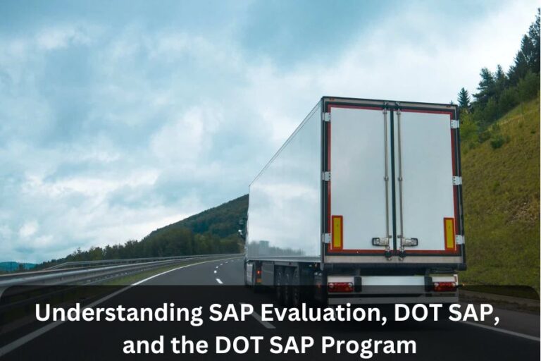What is the DOT SAP program? | Why do I need a SAP?